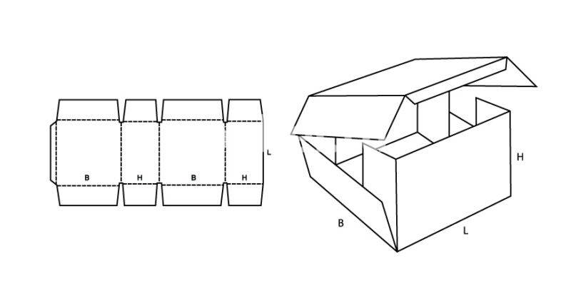 Fefco 0406 купить в Москве оптом и в розницу | Фабрика коробок «Ронбел»